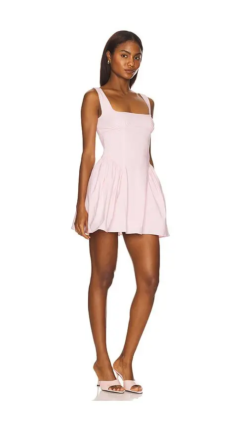 Camila Coelho Tomasia Mini Dress In Powder Pink - 65% Off